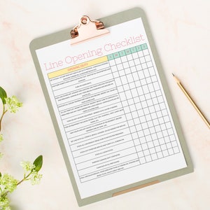 Kitchen Template Bundle, BOH Cleaning Checklists, Organize Your Kitchen ...