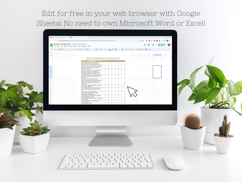 Kitchen Checklist Bundle, Editable Templates for Professional Kitchens ...