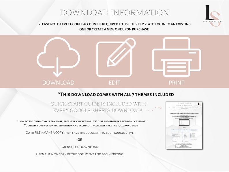 Menu Spec Sheets for Restaurants & Bars, Recipe and Menu Templates ...