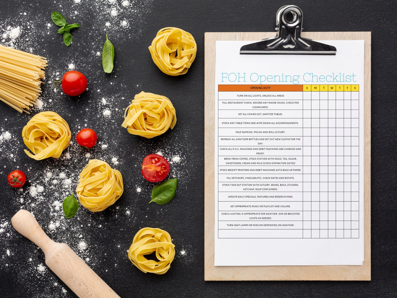 Restaurant Templates Starter Pack Server Kitchen Bar - Etsy