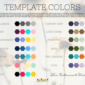 FOH Opening Checklist Server Opening Checklist Editable - Etsy