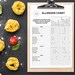 Allergen Chart for Food Service, Allergen Matrix, Editable Google ...