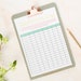 Bathroom Log, Restroom Checklist, Editable Template, Washroom Log ...