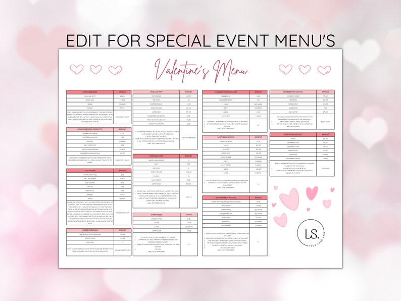 Restaurant Station cheat Sheets Restaurant - Etsy