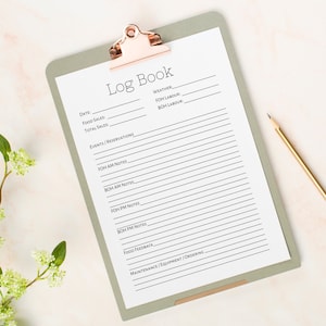 Restaurant Log Book, Industry Review Journal, Day Book, Manager Log ...