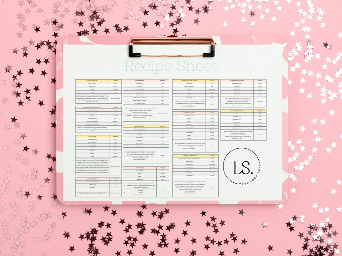 Restaurant Station cheat Sheets, Restaurant Training Materials ...