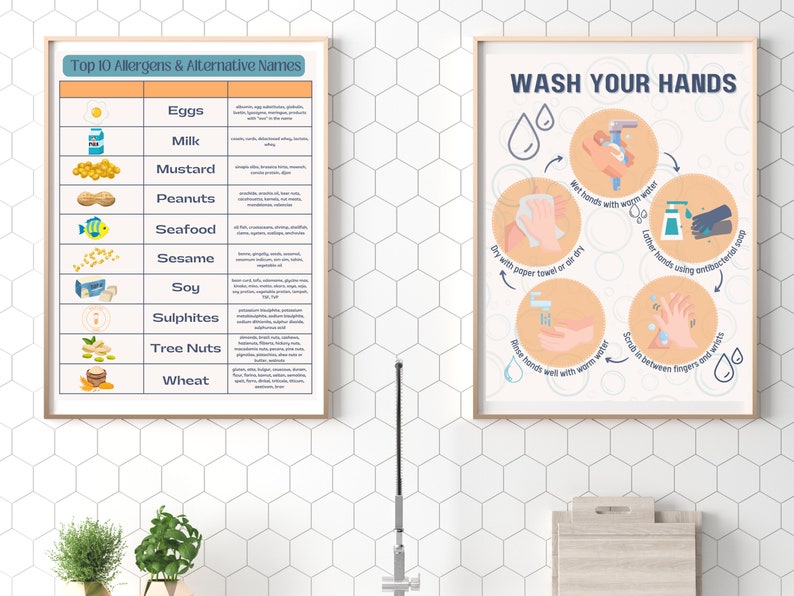 Printable Handwashing Sign, Health and Safety Awareness, Wash Your ...