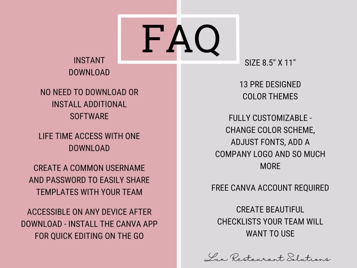 Hot Food Temperature Log, Hot Food Record Sheet, Editable Canva ...