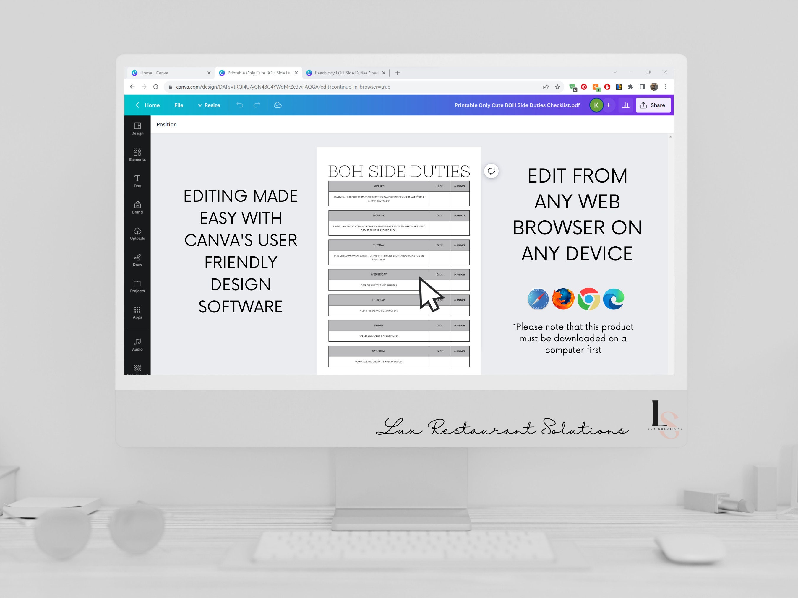 Restaurant Operations Template Bundle, Cost Control, Inventory ...