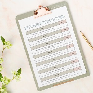 Bakery Cleaning Checklist, Fully Customizable, Edit Free With Canva ...