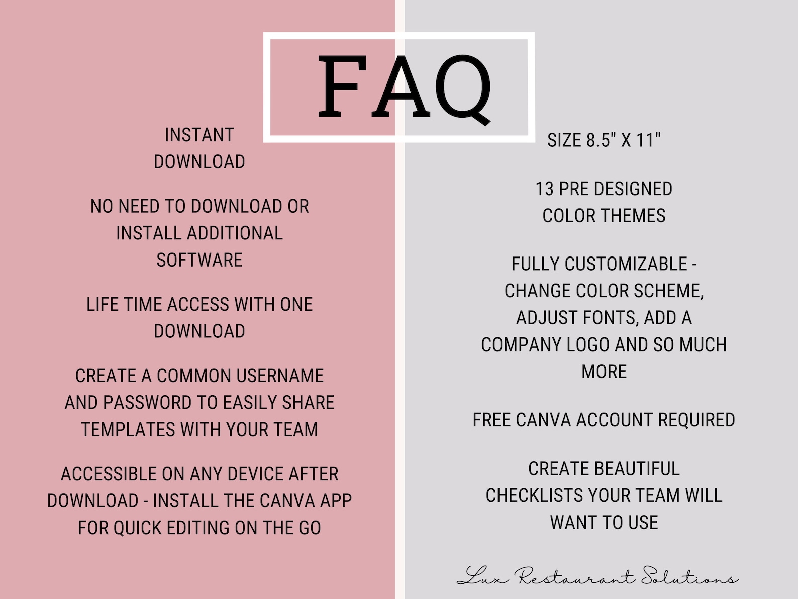 Server Extra Cleaning Checklist Template, Server Side Duty Checklist ...