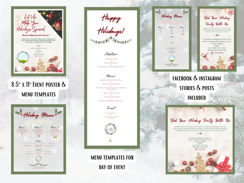 Holiday Event Planner Template Bundle, Learn to Plan and Execute Large ...