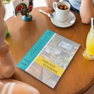 Employee Handbook for Restaurants, Modern Food & Beverage Service ...
