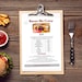 Editable Spec Sheet and Recipe Template, Blank Recipe Template, Instant ...