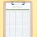 Food Waste Log Bar Waste Log Editable Restaurant Template 4 - Etsy