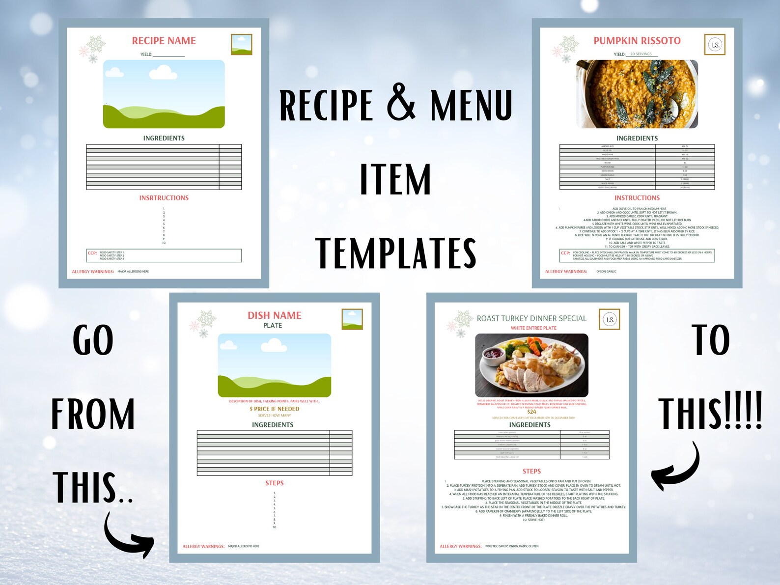 Holiday Event Planner Template Bundle, Learn to Plan and Execute Large ...