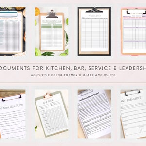 Restaurant Template Bundle, 30 Editable Restaurant & Bar Templates ...