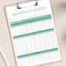 Daily Roster for Restaurants & Bars, Schedule Template for Restaurants ...