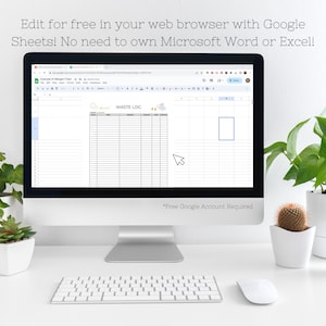 Editable Waste Log for Restaurants & Bars, Food Cost Management ...