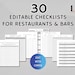 Restaurant Templates Starter Pack, Server, Kitchen, Bar, Opening ...
