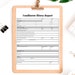 Foodborne Illness Report, Restaurant Form, Printable Report, Restaurant ...