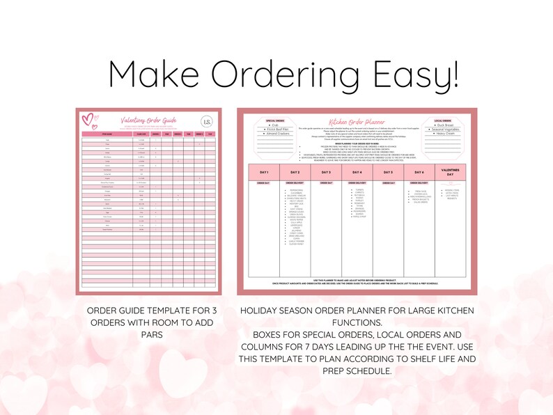 Valentines Day Event Bundle for Restaurants, Templates for Social Media ...