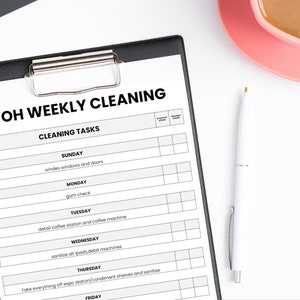 Server Checklist Template Bundle, Restaurant & Bar Server Checklists ...