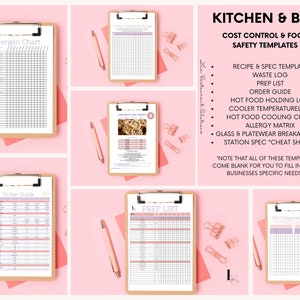 Restaurant Template Bundle, 30 Editable Restaurant & Bar Templates ...