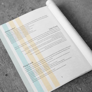Employee Handbook for Restaurants, Modern Food & Beverage Service ...