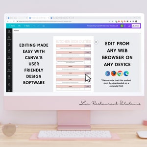 Bakery Cleaning Checklist, Fully Customizable, Edit Free With Canva ...