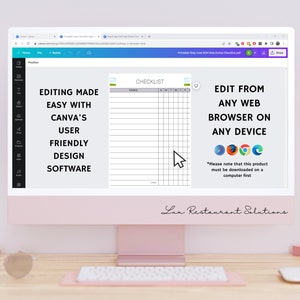 Checklist Template, Fully Editable and Customizable Checklist Template ...