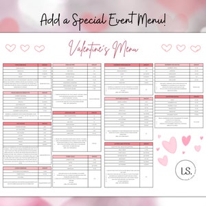 Restaurant Station cheat Sheets Restaurant - Etsy