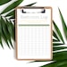 Bathroom Log, Restroom Checklist, Editable Template, Washroom Log ...