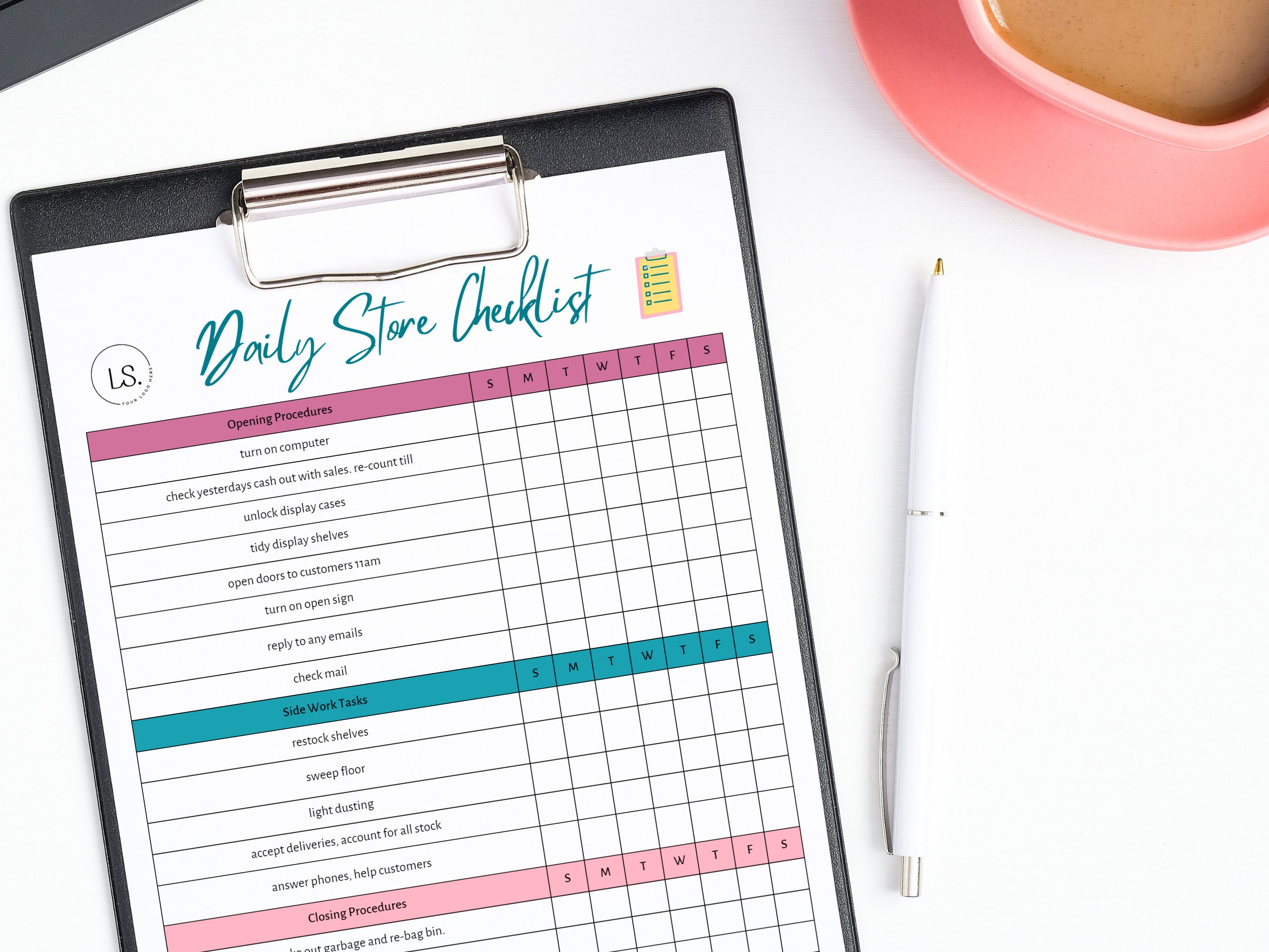 Checklist Template, Fully Editable and Customizable Checklist Template ...