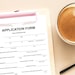 Restaurant Application Form, Editable Application Template, Microsoft ...