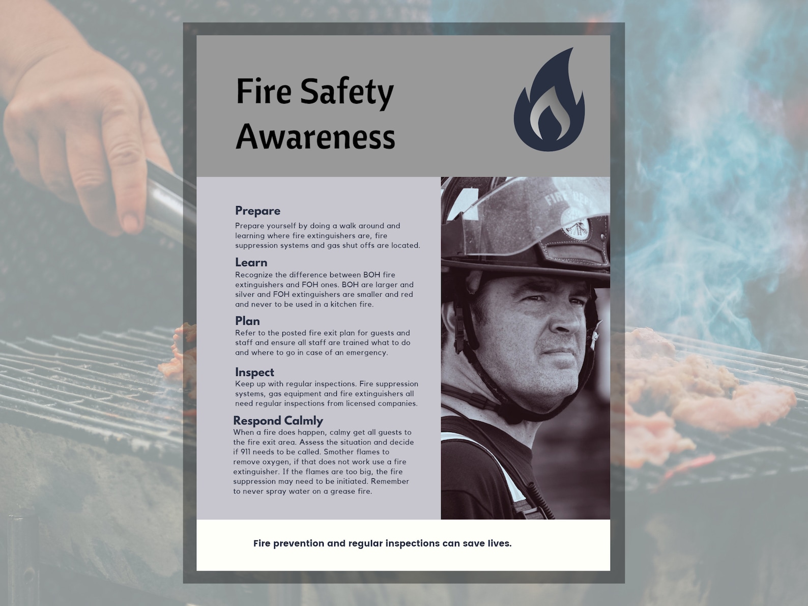 Fire Safety Poster, Workplace Safety, Fire Procedures, Fire Poster ...