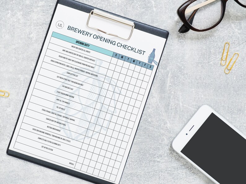 Checklist Template Fully Editable and Customizable Checklist - Etsy