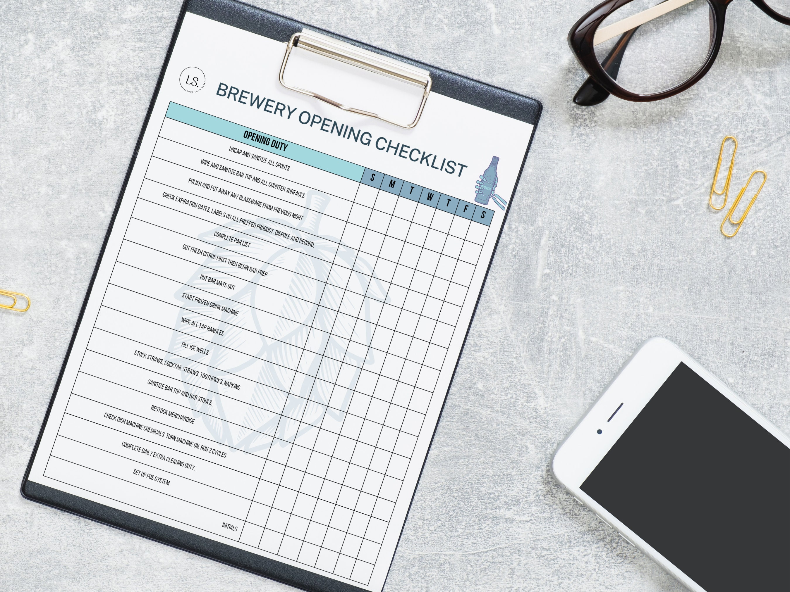 Checklist Template Fully Editable and Customizable Checklist - Etsy