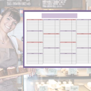 Restaurant Station cheat Sheets Restaurant - Etsy