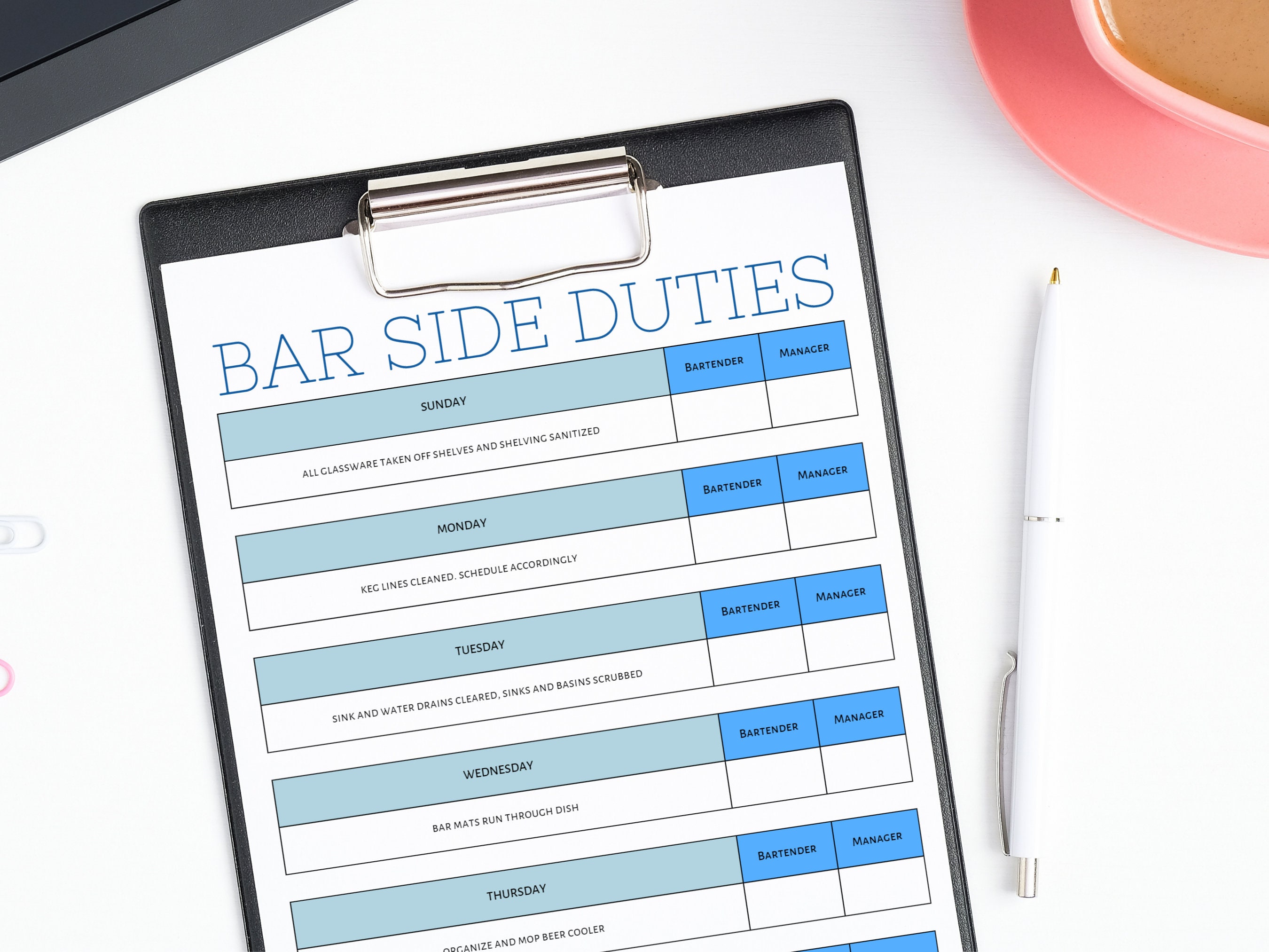 Restaurant Templates Starter Pack, Server, Kitchen, Bar, Opening ...