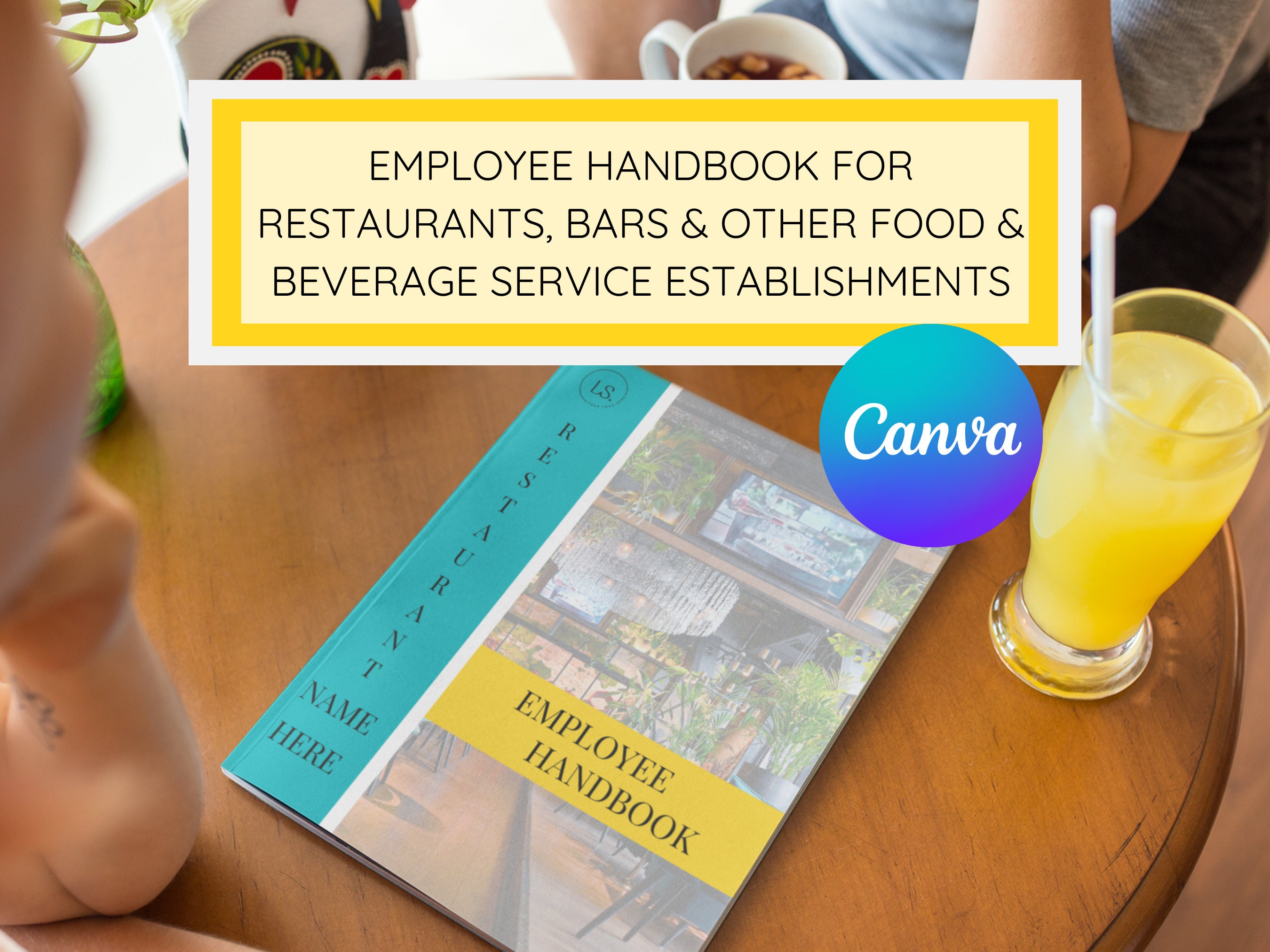 Employee Handbook for Restaurants, Modern Food & Beverage Service ...