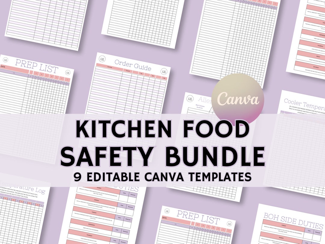 Professional Kitchen Templates, 9 Templates, 13 Color Themes, Fully ...