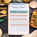 Prep and Par List for Kitchens, Food Prep List, Edit Free With Canva ...