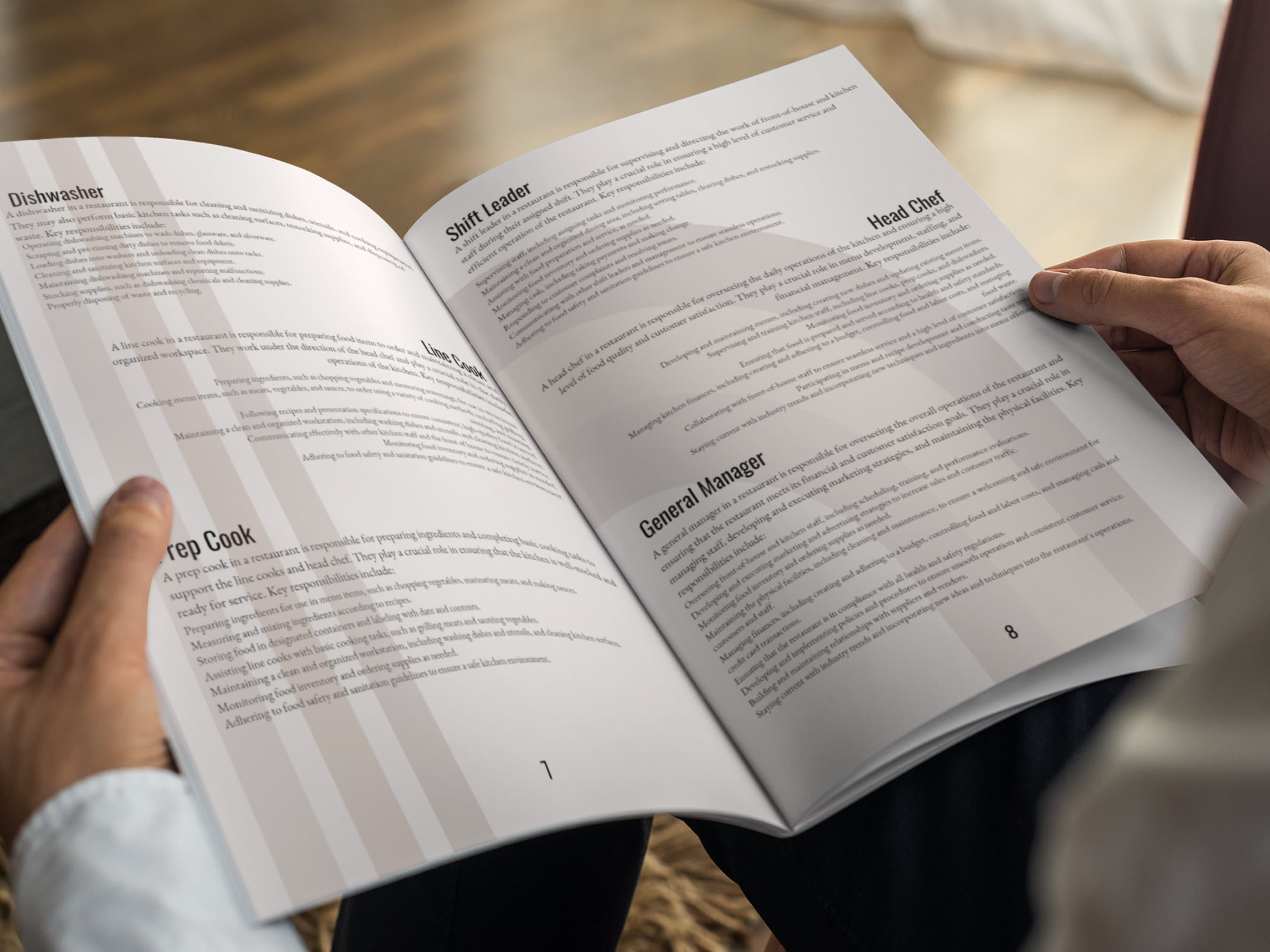 New Hire Manual for Restaurants & Bars, Comprehensive Guidebook for New ...