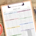 Prep & Par List Template, Food Prep List, Prep List Template, Editable ...