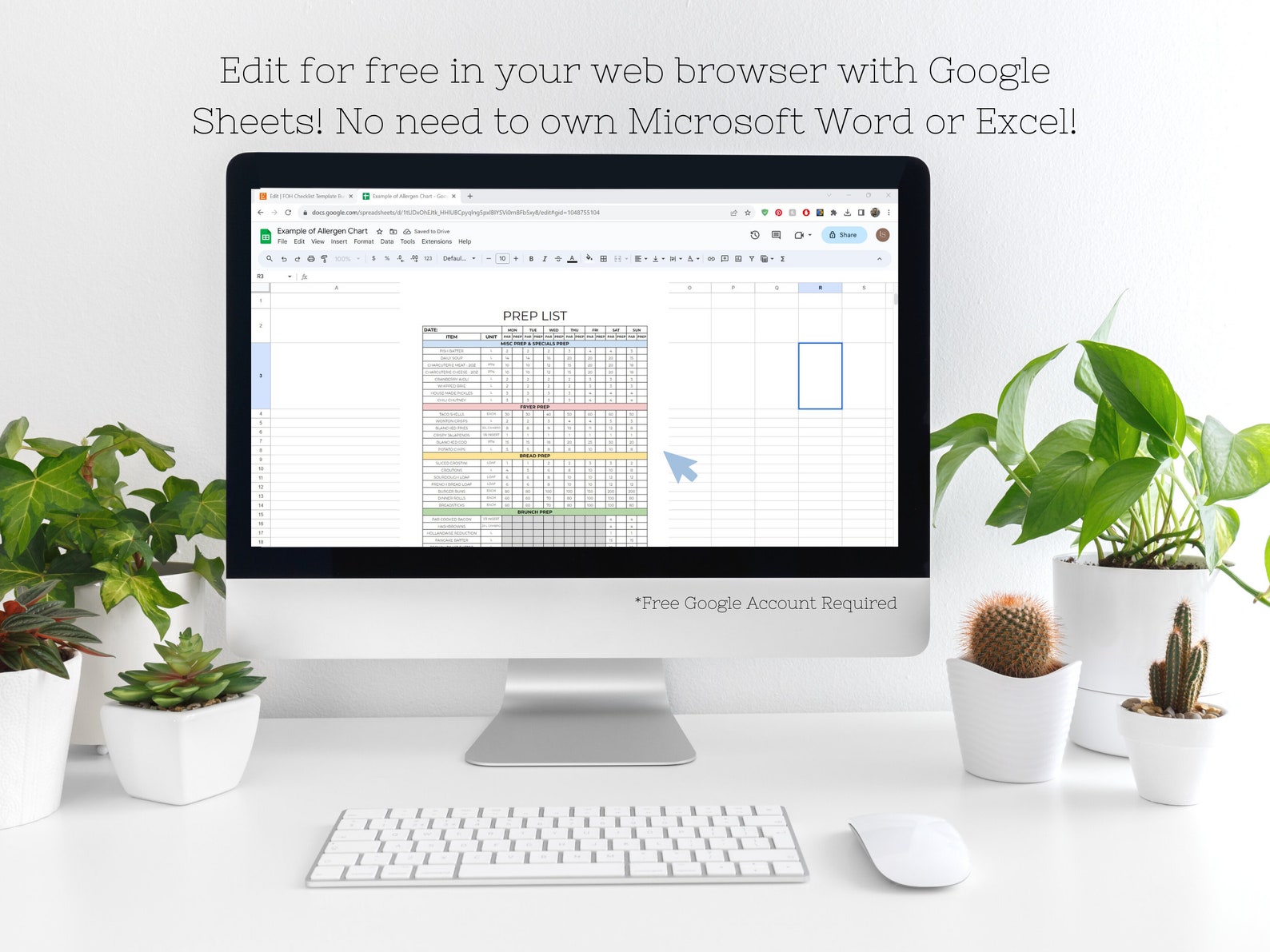 Bar Management Template Bundle, Bartender Operations Checklist Bundle, Edit Free With Google ...