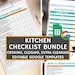 BOH Closing Checklist Template, Editable Kitchen Template for ...
