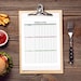 Order Guide for Restaurants and Bars Restaurant Par List - Etsy
