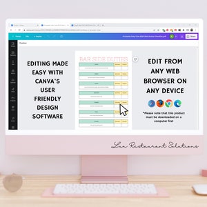 Kitchen Template Bundle, Professional Kitchen Templates, Fully Editable ...