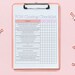 Professional Server Checklist Bundle, Easy to Edit Templates, Opening ...